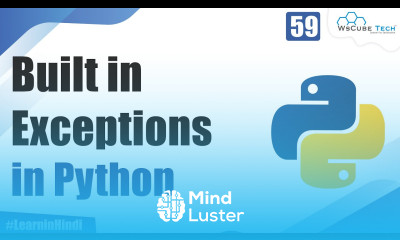 Learn What are Python Errors and Built in Exceptions Complete Python Tutorial - Mind Luster
