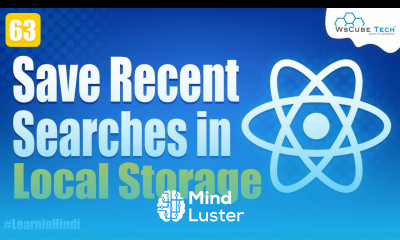 Learn Save Recent Searches in Local Storage React JS Weather Project in Hindi 63 - Mind Luster