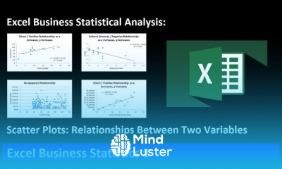 Learn Excel Statistical Analysis 08 X Y Scatter Charts for Linear Data Excel Chart Analyze Data ...