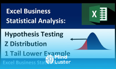 Learn Excel Statistical Analysis 44 Hypothesis Testing with Z ...