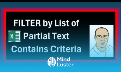 Learn FILTER Function with List of Partial Text Contains Criteria Not Contains Criteria EMT 1837 ...