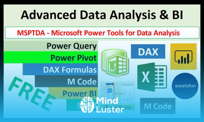 Learn Free Advanced Data Analysis BI Course at YouTube MSPTDA - Mind Luster