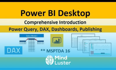 Learn MSPTDA 16 Power BI Desktop Comprehensive Introduction Power Query DAX Dashboards ...