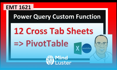 Learn Power Query M Code Custom Function to Convert 12 Cross Tabulated ...