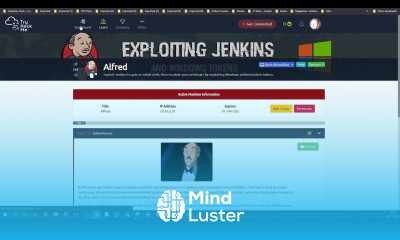 Learn TryHackMe OSCP Pathway Alfred Walkthrough - Mind Luster