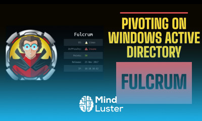 Learn Network Pivoting on Windows Active Directory CTF Walkthrough - Mind Luster