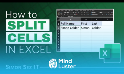 Learn How to Split Cells in Excel - Mind Luster