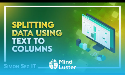 Learn Splitting Data in an Excel Spreadsheet Using Text to Columns ...