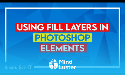 Learn Using Fill Layers in Photoshop Elements - Mind Luster