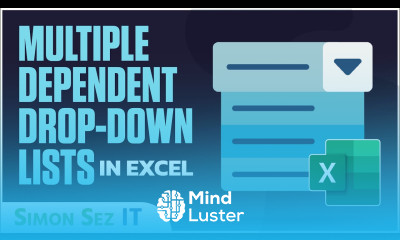 Learn Multiple Dependent Drop Down Lists in Excel Data Validation in Excel FILTER UNIQUE - Mind ...