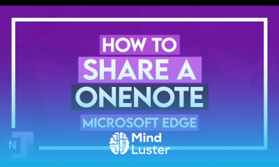 Learn How to Share a OneNote Notebook OneNote Tutorial - Mind Luster