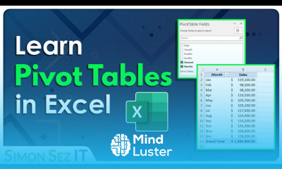 Learn PivotTables for Excel A Quick 1 Hour Crash Course - Mind Luster