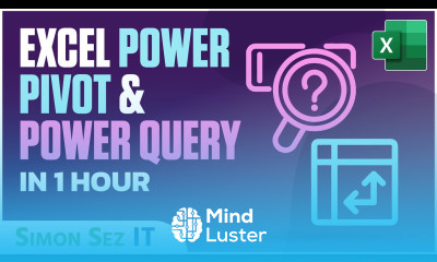 Learn Power Pivot Tutorial Power Query in Excel 1 Hour Class - Mind Luster