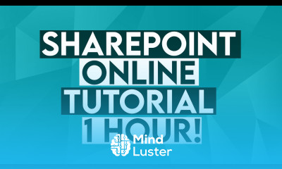 Learn Microsoft SharePoint Online Tutorial 1 Hour Crash Course - Mind ...