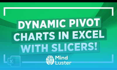 Learn Interactive Dashboard in Excel Dynamic Pivot Charts in Excel with Slicers - Mind Luster
