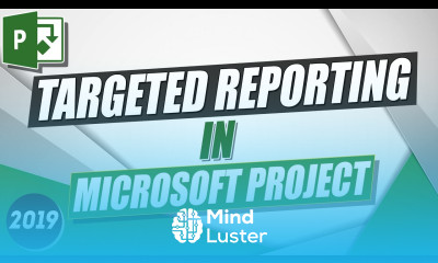 Learn Microsoft Project 2019 Tutorial Targeted Reporting in MS Project ...