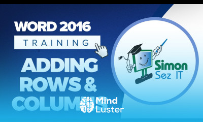 Learn How to Add Table Rows and Columns in Microsoft Word 2016 - Mind Luster