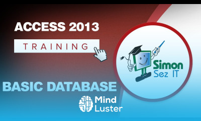 Learn Microsoft Access 2013 Training Understanding a Basic Database Access 2013 Tutorial for ...