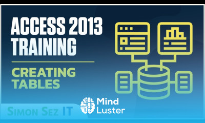 Learn Microsoft Access 2013 Tutorial Creating Tables Part 1 Access 2013 Training for Beginners ...