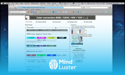 Learn How to Convert Hex Colors to CMYK - Mind Luster
