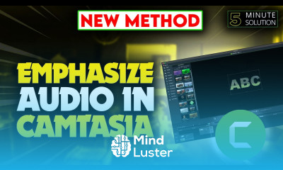 Learn How to Emphasize Audio in camtasia 2024 - Mind Luster