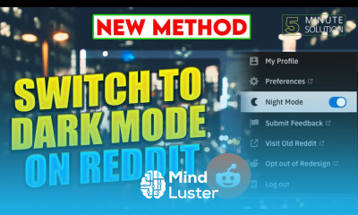 Learn How to switch to dark mode on Reddit 2024 - Mind Luster