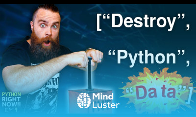 Learn deleting stuff from Python Lists Python RIGHT NOW EP 9 - Mind Luster