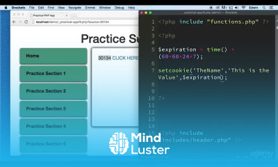 Learn 8 Practice Section 9 PHP THE WEB PHP COURSE CMS PROJECT - Mind Luster