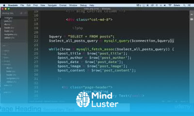 Learn 11 Inserting the post image displaying it CMS PROJECT BLOGGING SYSTEM FRONT END FIRST STEP ...