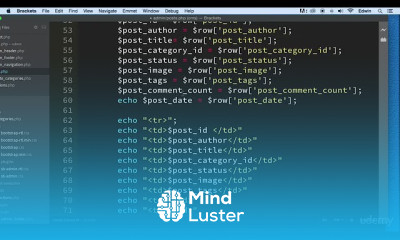 Learn 2 Displaying posts list in admin CMS POSTS PHP COURSE CMS PROJECT - Mind Luster