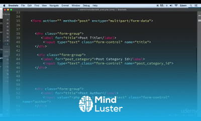 Learn 8 Displaying the Edit Data in Post Edit Page CMS POSTS PHP COURSE CMS PROJECT - Mind Luster
