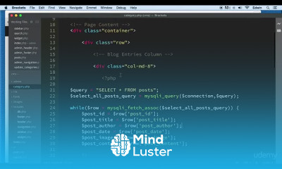 Learn 14 Creating the category page CMS POSTS PHP COURSE CMS PROJECT - Mind Luster