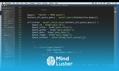 Learn 15 Setting up some links and making an excerpt CMS POSTS PHP COURSE CMS PROJECT - Mind Luster