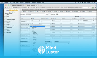 Learn 1 Creating the comments table and inserting data CMS COMMENTS PHP COURSE CMS PROJECT ...
