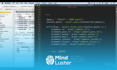 Learn 3 Creating the Query for displaying comments in admin part 1 CMS ...