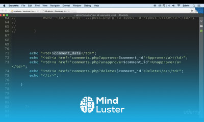 Learn 5 Displaying users in admin CMS USERS PHP COURSE CMS PROJECT - Mind Luster
