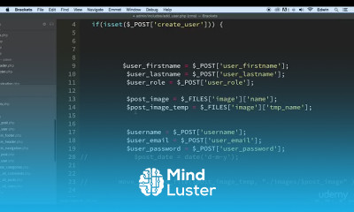 Learn 8 Adding users in admin part 3 CMS USERS PHP COURSE CMS PROJECT - Mind Luster