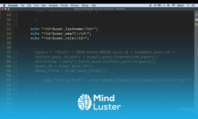 Learn 10 Deleting users CMS USERS PHP COURSE CMS PROJECT - Mind Luster