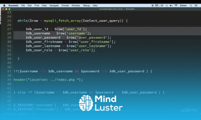 Learn 6 Validating User Admin CMS LOGIN PHP COURSE CMS PROJECT - Mind Luster