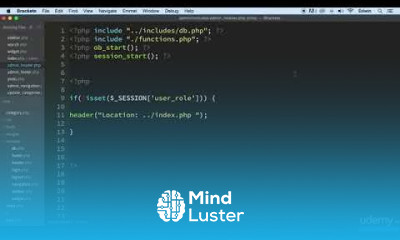 Learn 7 Logout Page Improved Validation CMS LOGIN PHP COURSE CMS PROJECT - Mind Luster