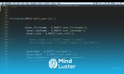 Learn 3 Updating User Data CMS PROFILE PHP COURSE CMS PROJECT - Mind Luster
