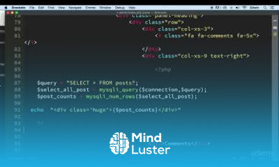 Learn 3 Using Dynamic Data in all Widgets CMS DASHBOARD PHP COURSE CMS PROJECT - Mind Luster