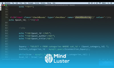 Learn 9 Adding Bulk Options Posts part 3 CMS EXTRA FEATURES PHP COURSE CMS PROJECT - Mind Luster