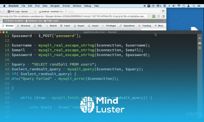 Learn 5 Fetching our Database for Default Values CMS EXTRA FEATURES USER REGISTRATION PHP COURSE ...