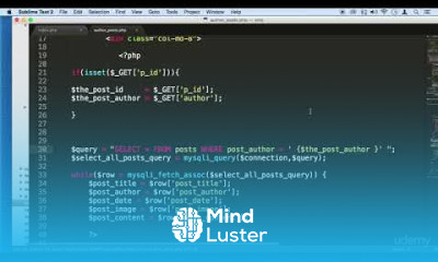 Learn 2 Relating Posts to their Authors Part 2 CMS EXTRA FEATURES PHP COURSE CMS PROJECT - Mind ...