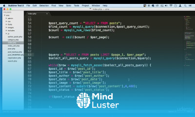 Learn 4 Pagination Part 4 Assigning a variable to the per page value PAGINATION PHP COURSE CMS ...