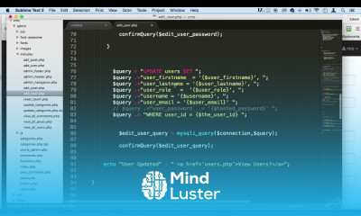 Learn 4 Adding new password system to edit user page 1 PASSWORD ENCRYPTNG LOGIN SYSTEM PHP CMS ...