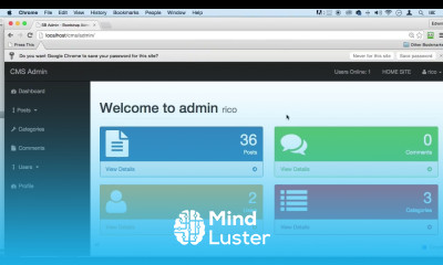 Learn 5 Adding new password system to edit user page 2 PASSWORD ...
