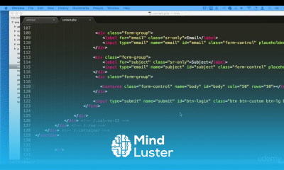 Learn 2 Uploading Contact page SENDING EMAILS PHP COOURSE CMS PROJECT - Mind Luster
