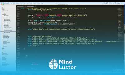 Learn 1 Creating the markup BOOTSTRAP MODAL DELETE CONFIRM FEATURE PHP COURSE CMS PROJECT - Mind ...